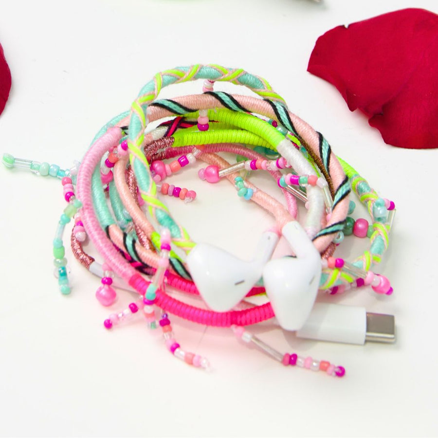 Buy Earphones Online, Hand Wrapped Earphones - lepompomshop.com – Le ...